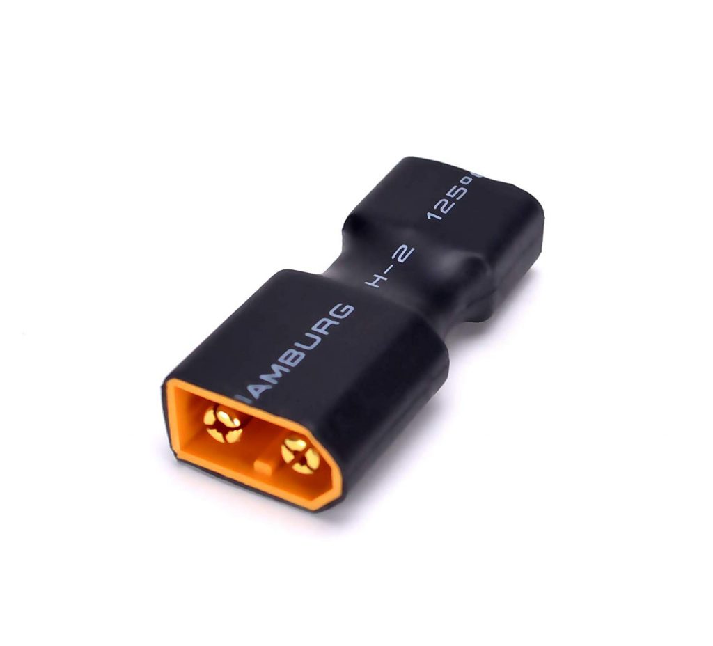Male XT60 To Female Deans T-Plug Connector Adapter No Wires - MyFPV