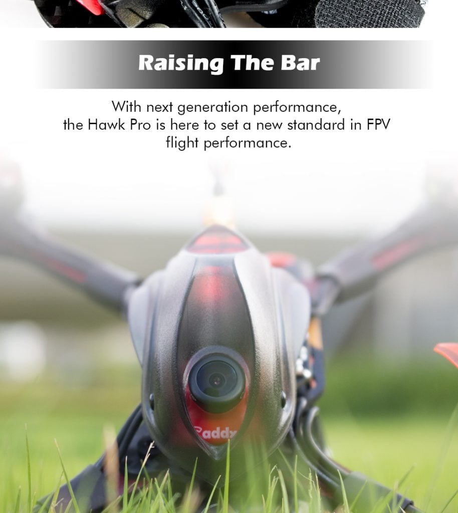 EMAX Hawk Pro BNF FPV Racing Drone With LED Motor (Pick Your Kv) - MyFPV