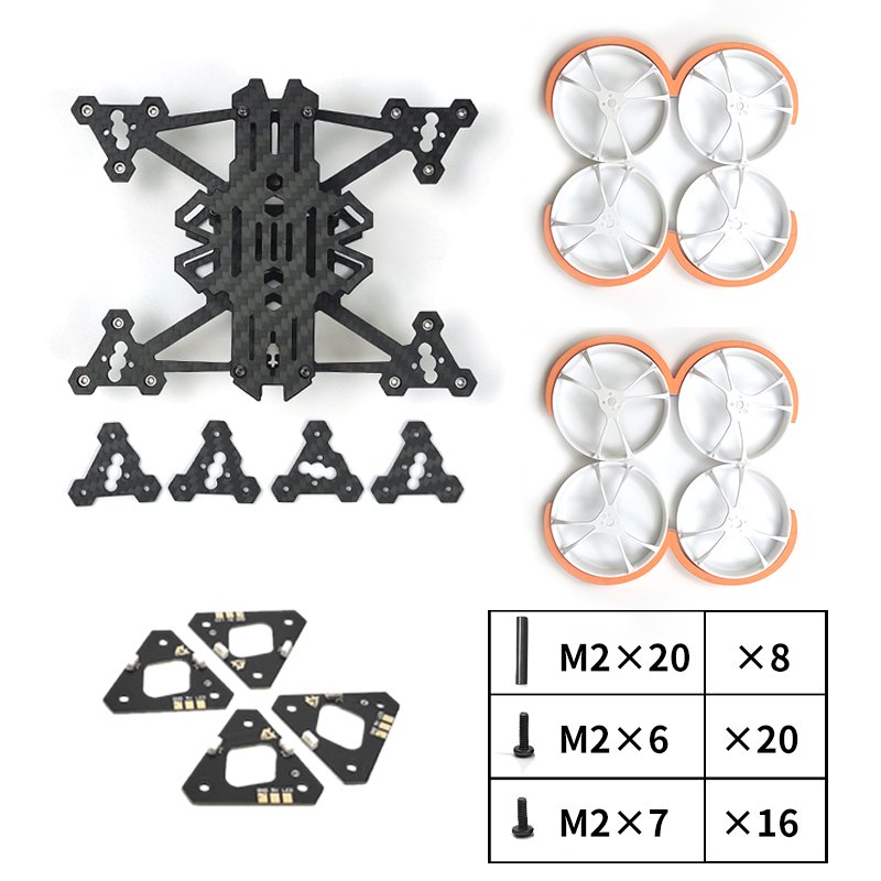 AxisFlying AirForce PRO X8 2.5″ Frame Kit - MyFPV